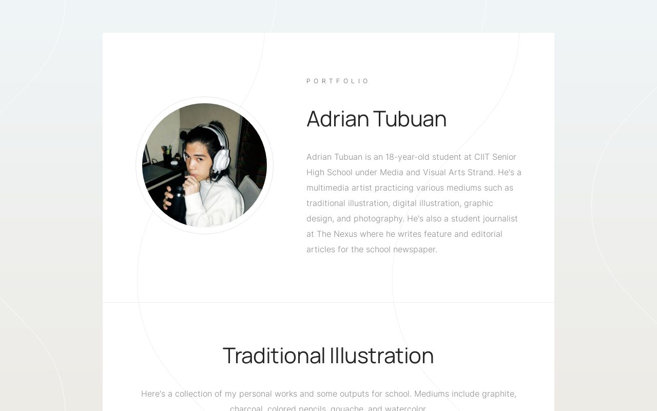 Portfolio | Adrian Tubuan